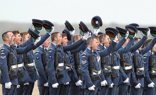 Royal Family Around the World: Prince Harry Presents No 26 Squadron RAF ...